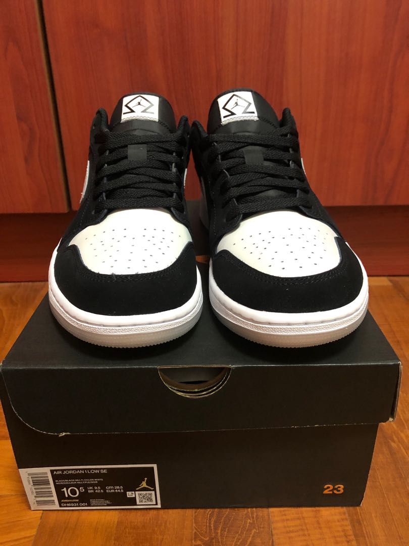 Jordan 1 Low Diamond - US10.5M, Men's Fashion, Footwear, Sneakers on ...