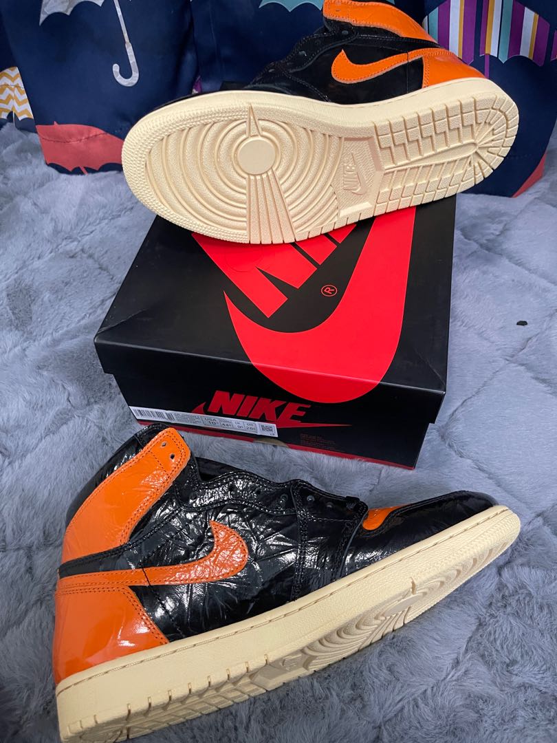 Jordan 1 retro high shattered back board, Men's Fashion, Footwear ...