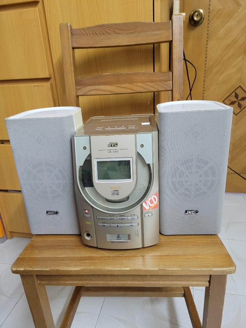 JVC UX-V6V主機組合音響及一對揚聲器, 音響器材, 音樂播放裝置 MP3及CD Player - Carousell