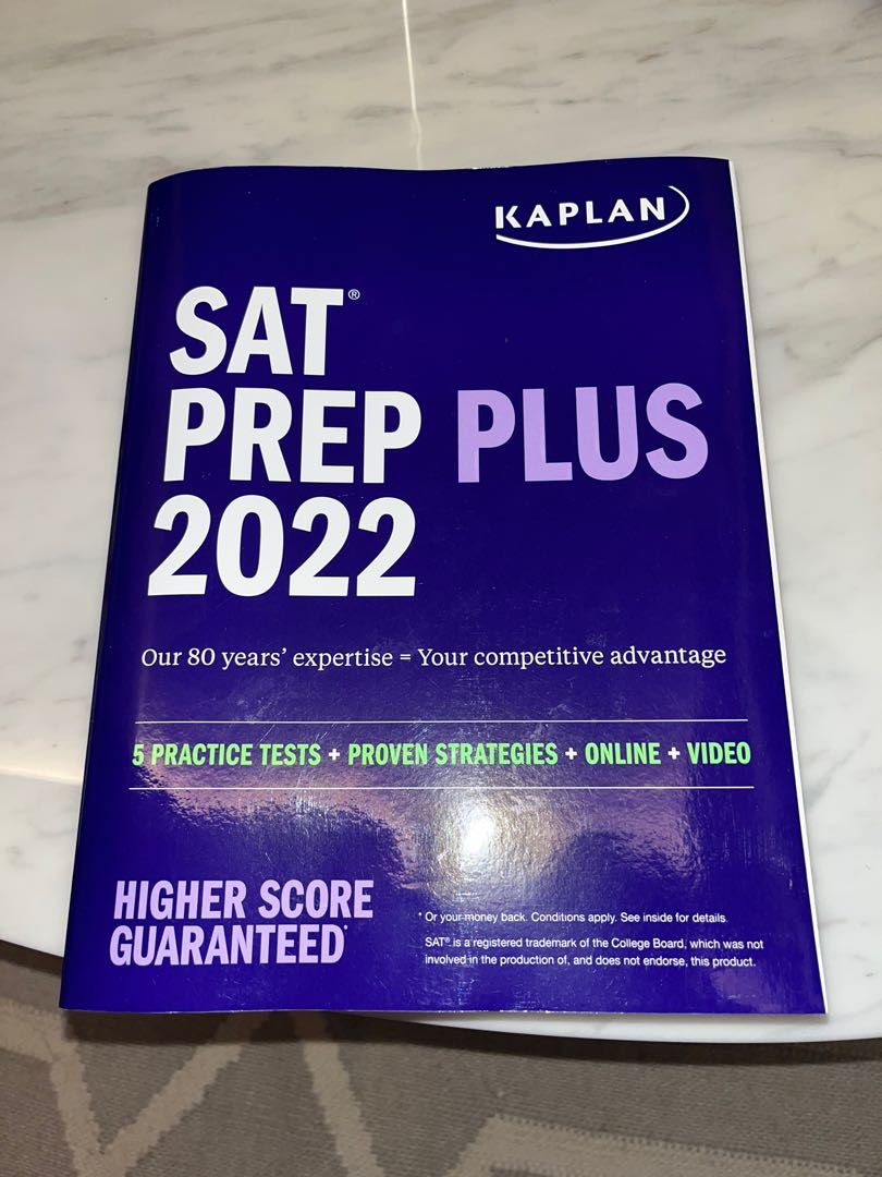 Kaplan SAT Prep Plus 2022, Hobbies & Toys, Books & Magazines ...