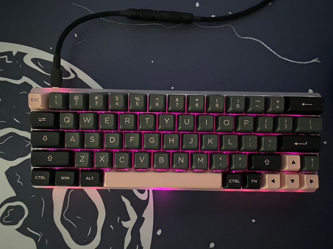 KBDFans Acrylic 60% Mechanical Keyboard, Computers & Tech, Parts ...