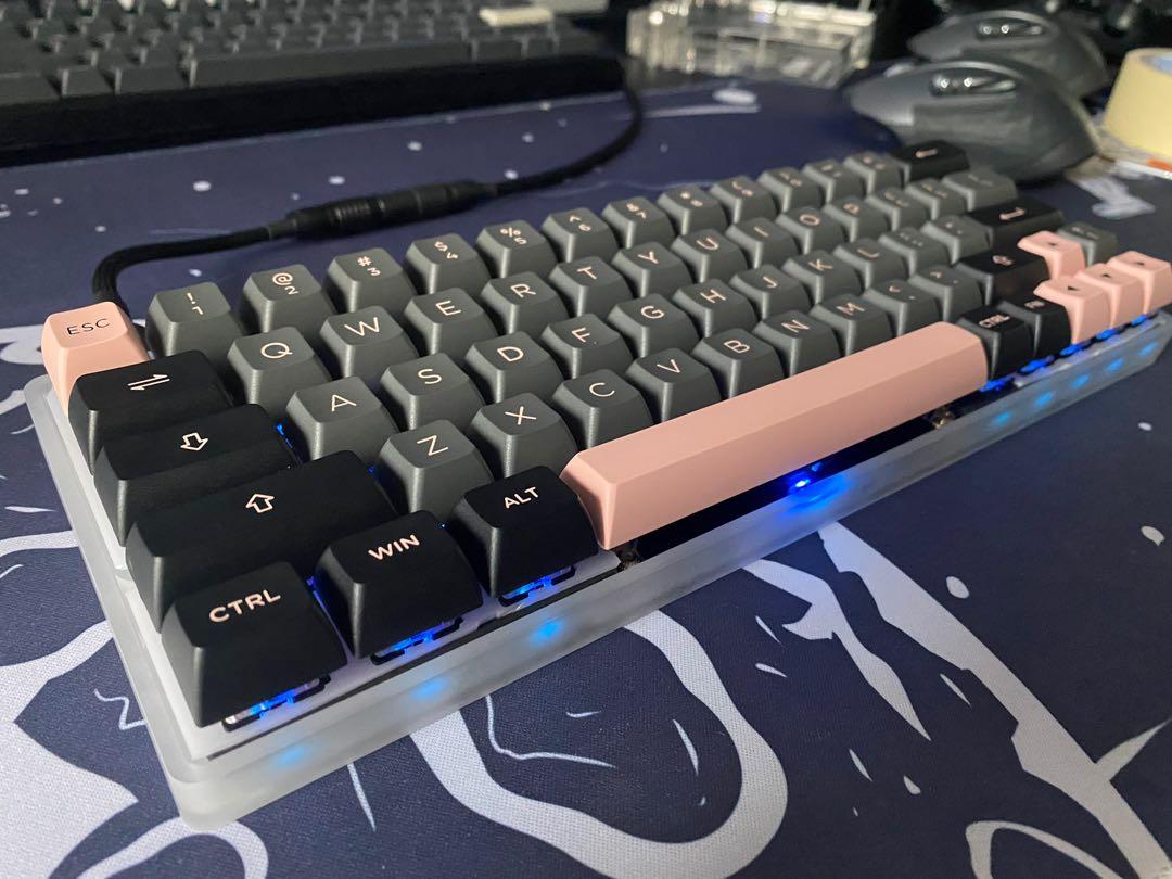 KBDFans Acrylic 60% Mechanical Keyboard, Computers & Tech, Parts ...