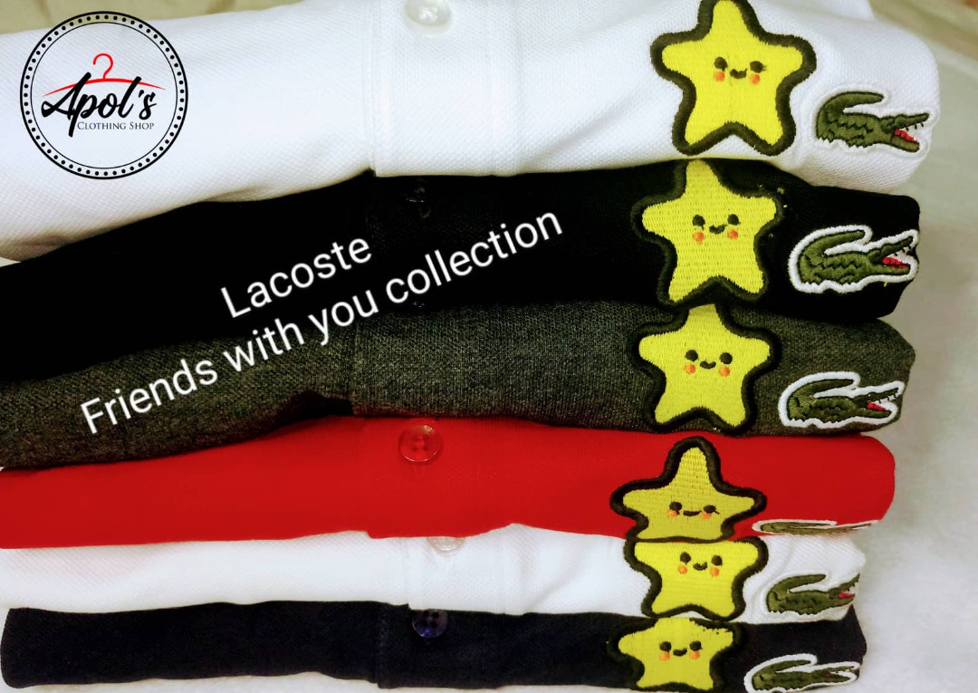 Lacoste Friends with you Collaboration Collection, Men's Fashion, Tops ...