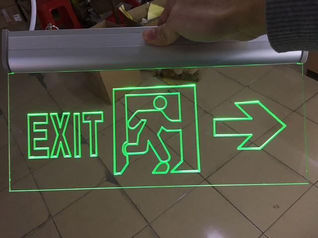 Led Exit Sign Light Ni-Cd1.2V 90Mins 3Hours Emergency Led Lights With ...