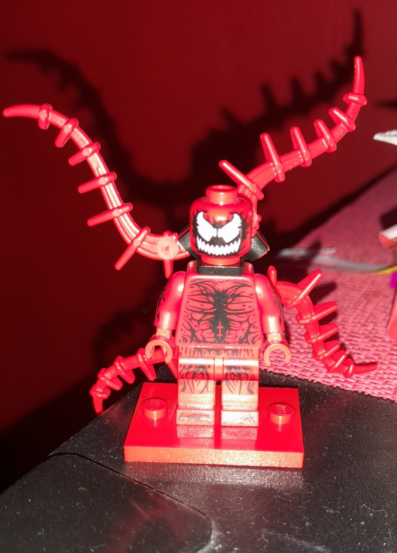 LEGO Carnage Minifigure | Authentic, Hobbies & Toys, Toys & Games on ...