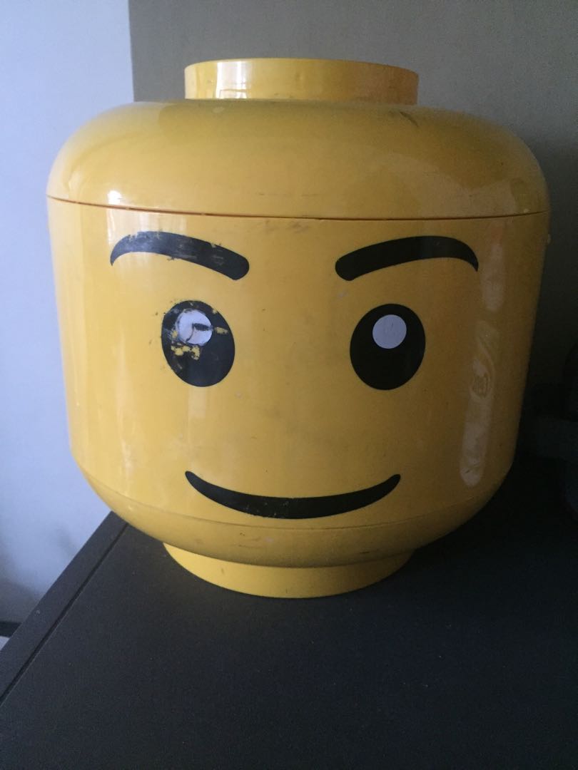 Lego Head Container // Brick Storage for Kids, Hobbies & Toys, Toys ...