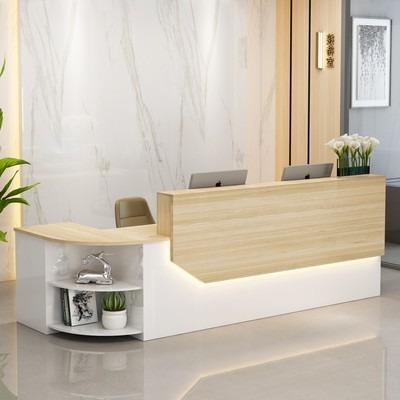 L-Shape Cashier counter Reception Desk [Durable], Furniture & Home ...