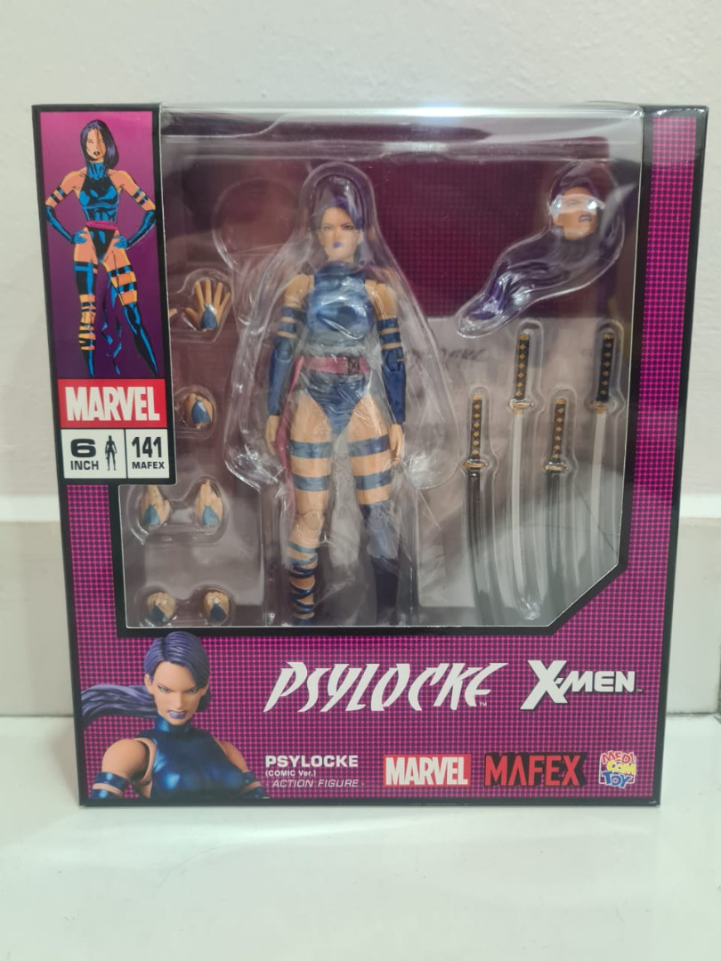 Mafex No.141 Mafex Psylocke (Comic Ver.) (READYSTOCK), Hobbies & Toys ...