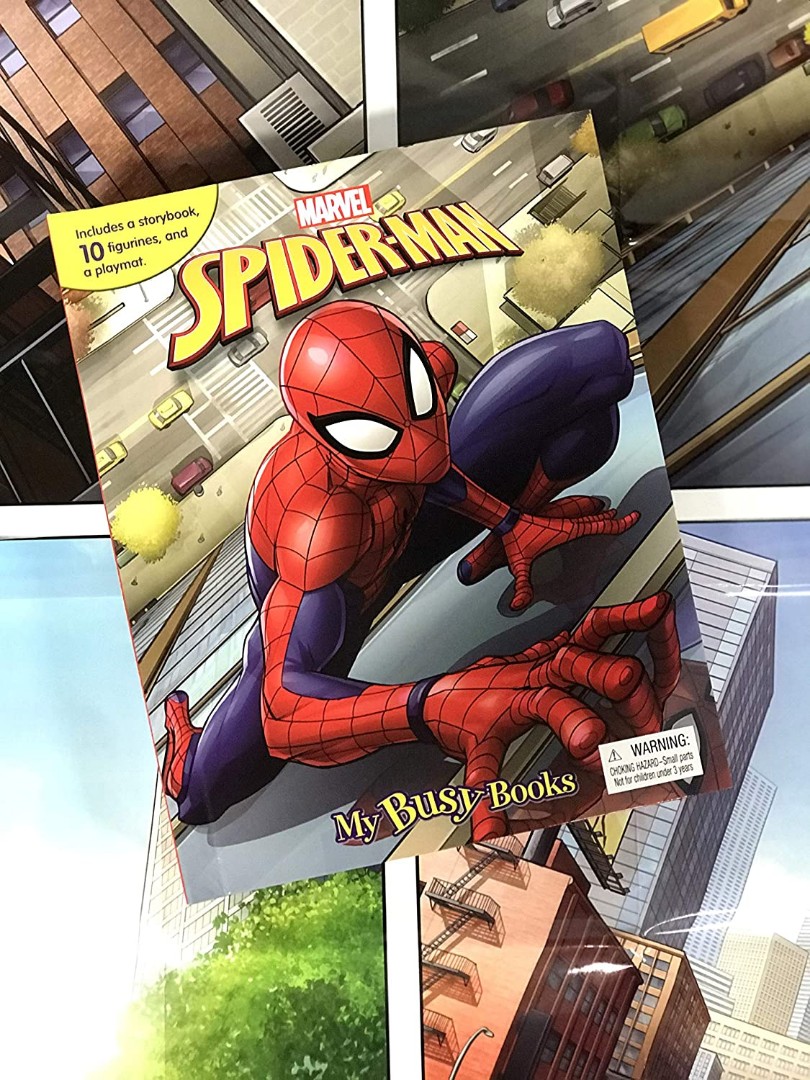 Marvel Spider-Man My Busy Book, Hobbies & Toys, Toys & Games on Carousell