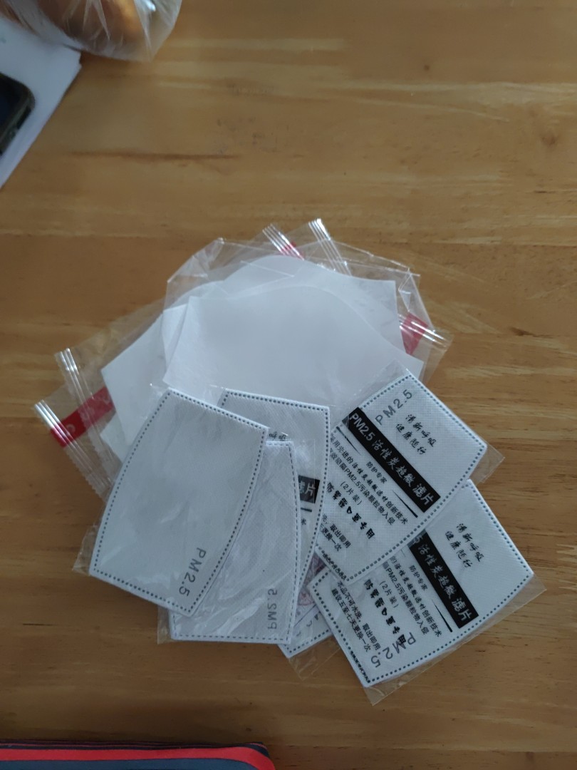 Mask filter, Health & Nutrition, Face Masks & Face Shields on Carousell