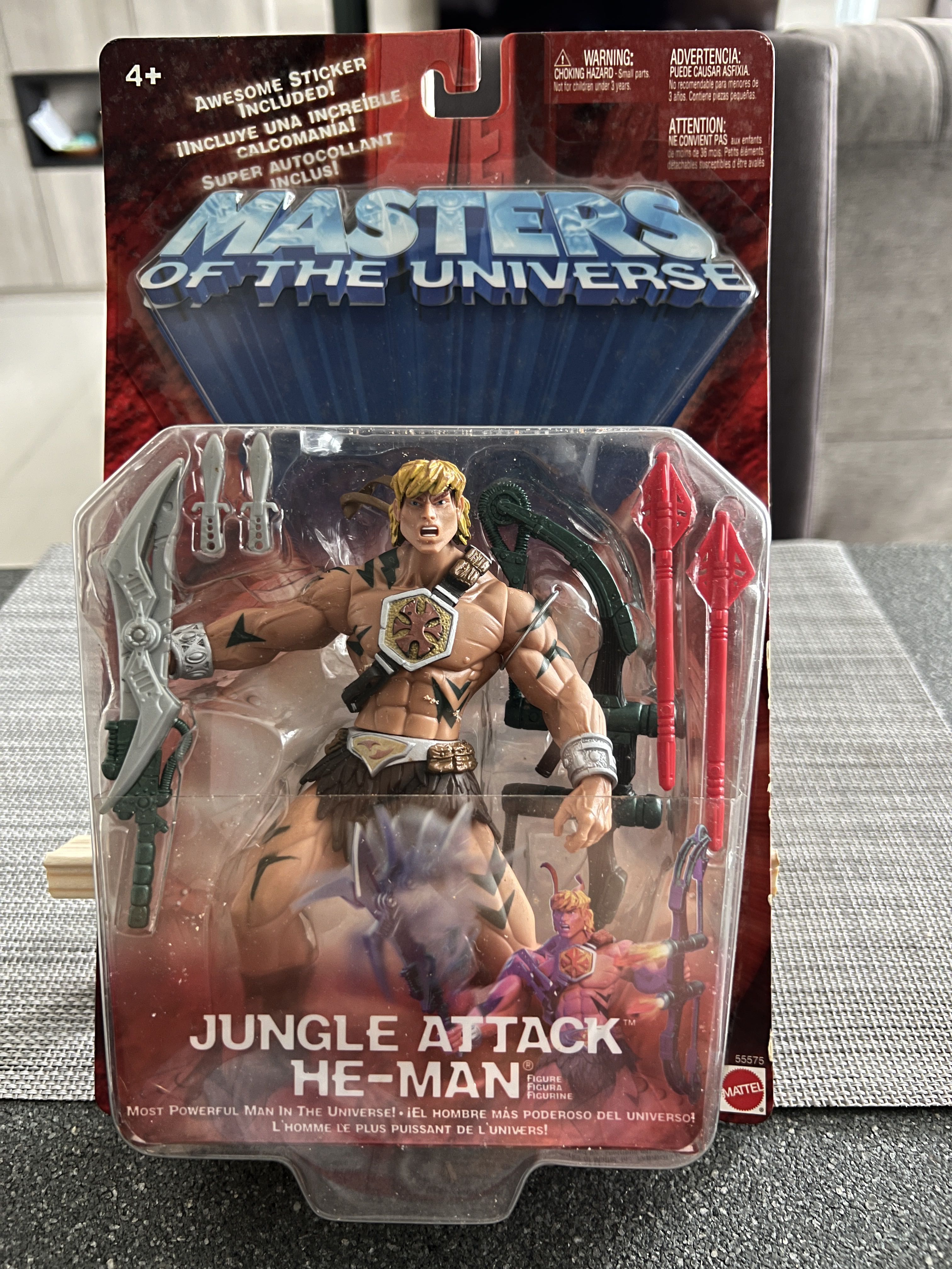 Masters of the universe Motu 2000x - jungle attack he man, Hobbies ...