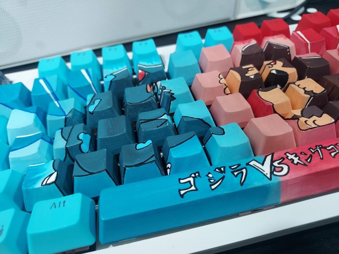 MAV Unique Collection: Godzilla vs Kong Themed Keycaps Inspired by ...