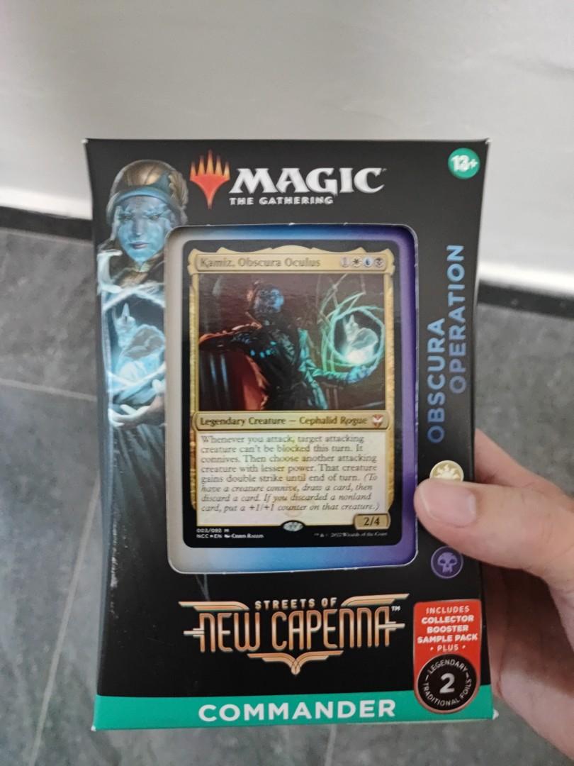 Mtg Magic the gathering Obscura Operation Street of New Capenna commander deck, Hobbies & Toys ...