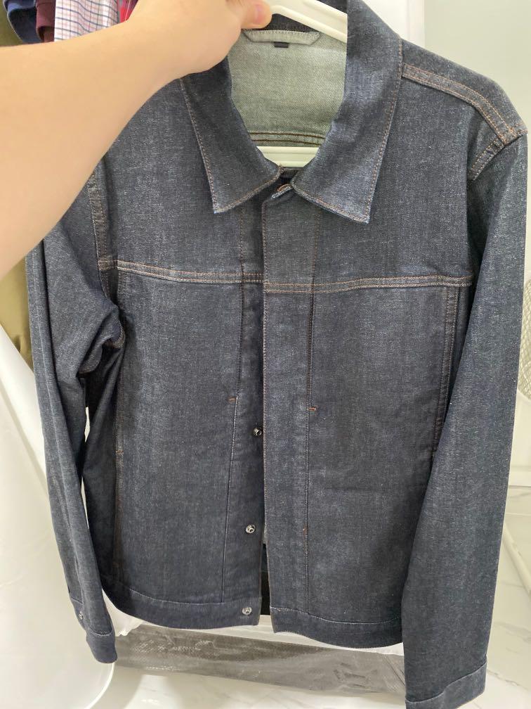 Muji Denim Jacket, Men's Fashion, Coats, Jackets and Outerwear on Carousell