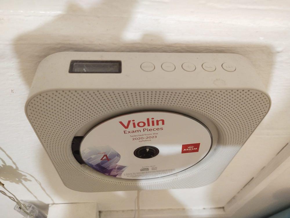 MUJI wall mounted CD player white color (Japan), Audio, Portable Music ...