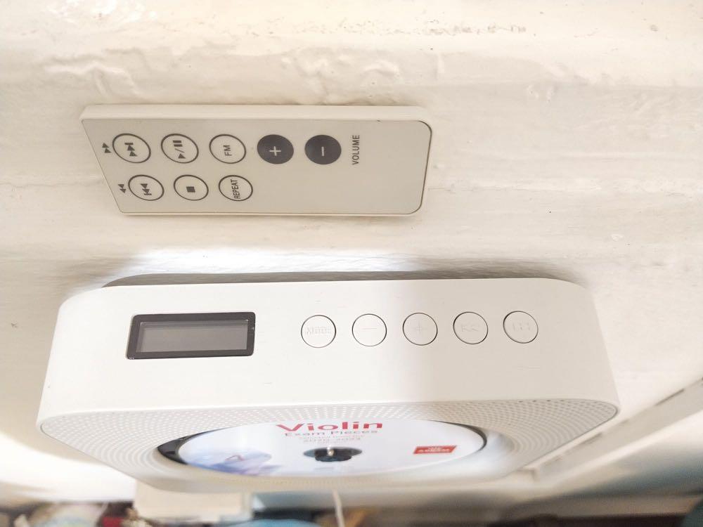 MUJI wall mounted CD player white color (Japan), Audio, Portable Music ...