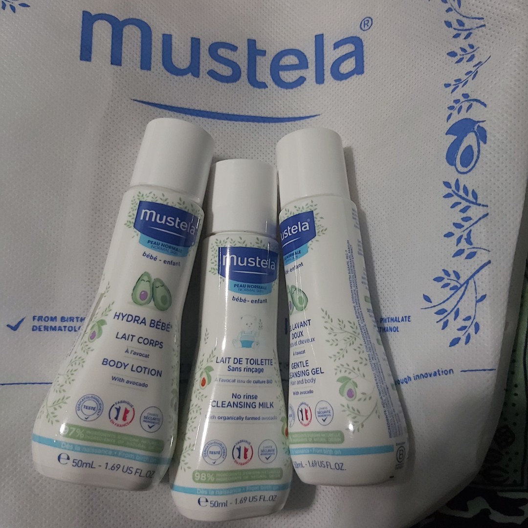 MUSTELA SET, Babies & Kids, Bathing & Changing, Baby Toiletries ...