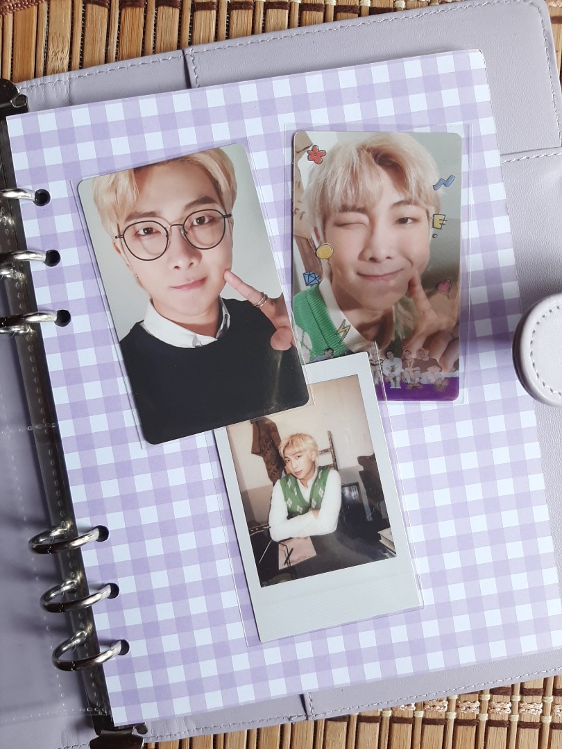 Namjoon/RM deco kit rpc + nrpc + instant photo set, Hobbies & Toys ...