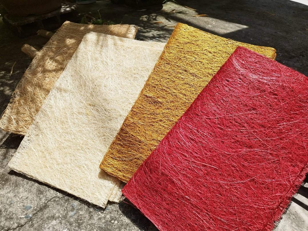 Native sinamay scrunch sheet, Hobbies & Toys, Stationary & Craft, Craft ...