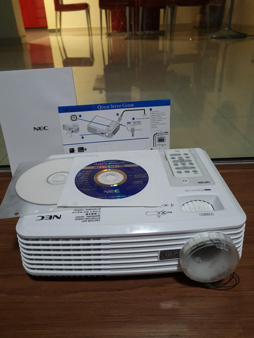 NEC NP200, TV & Home Appliances, TV & Entertainment, Projectors on ...