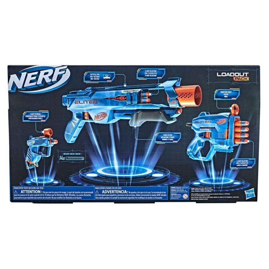 Nerf Elite 2.0 Loadout 3-Blaster Pack, Includes Technician DS-2 Blaster ...