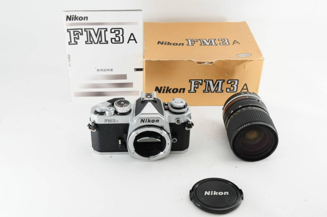NIKON FM3 A 菲林相機 機身 附 ZOOM-NIKKOR 28-85mm F3.5-4.5 鏡頭, 攝影器材, 相機 - Carousell
