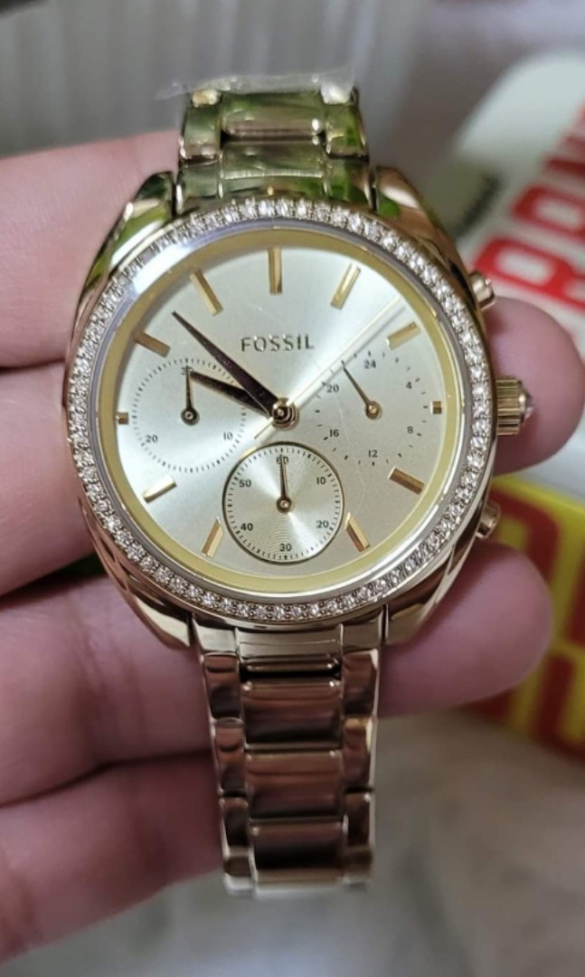 Original Fossil Gold watch for women, Women's Fashion, Watches ...