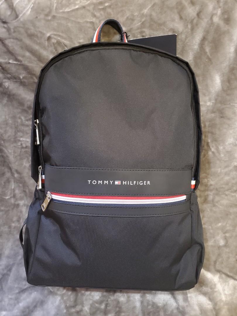 original tommy backpack, Men's Fashion, Bags, Backpacks on Carousell