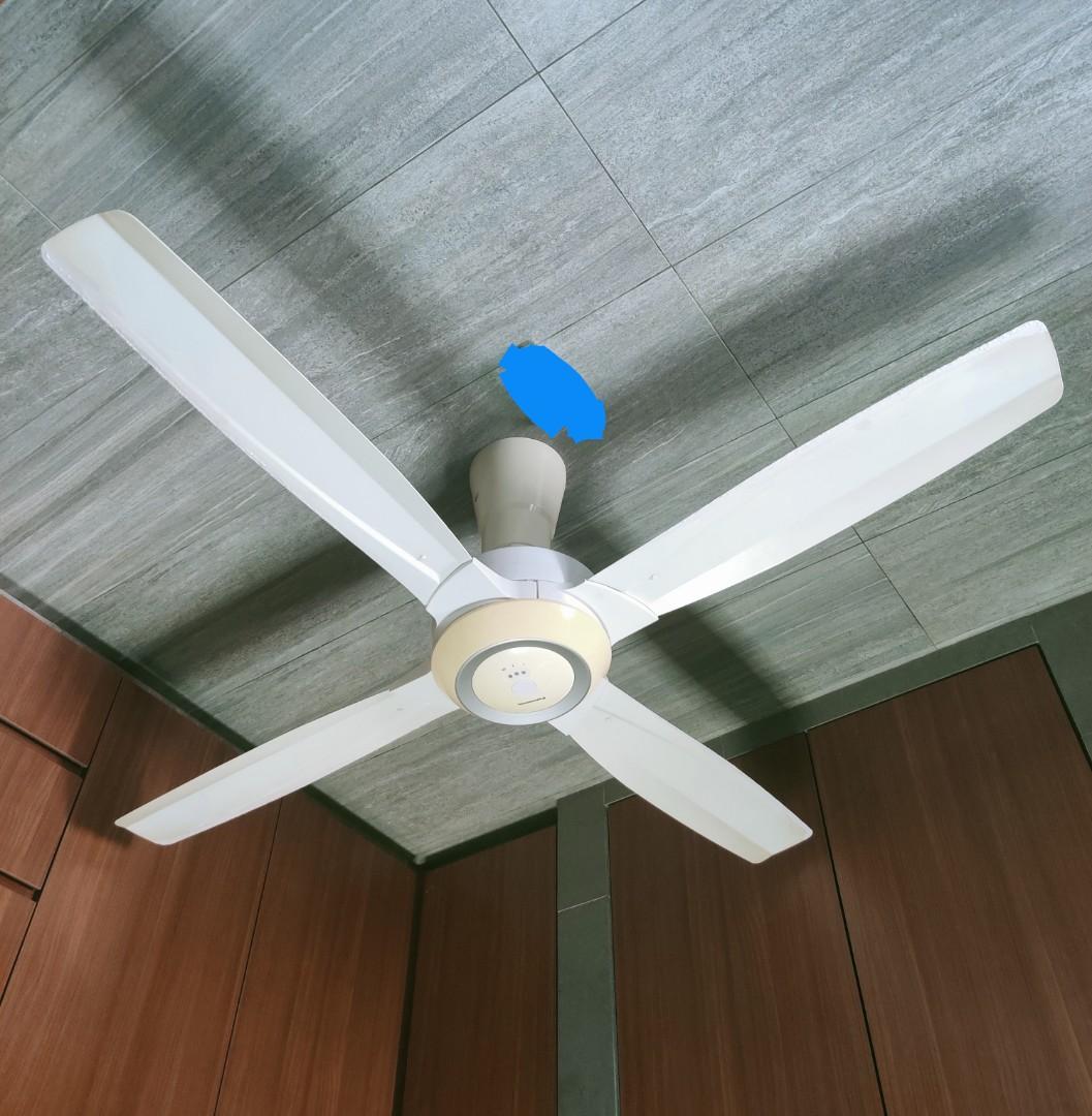 Panasonic Ceiling Fan F-M14C8, Furniture & Home Living, Lighting & Fans ...
