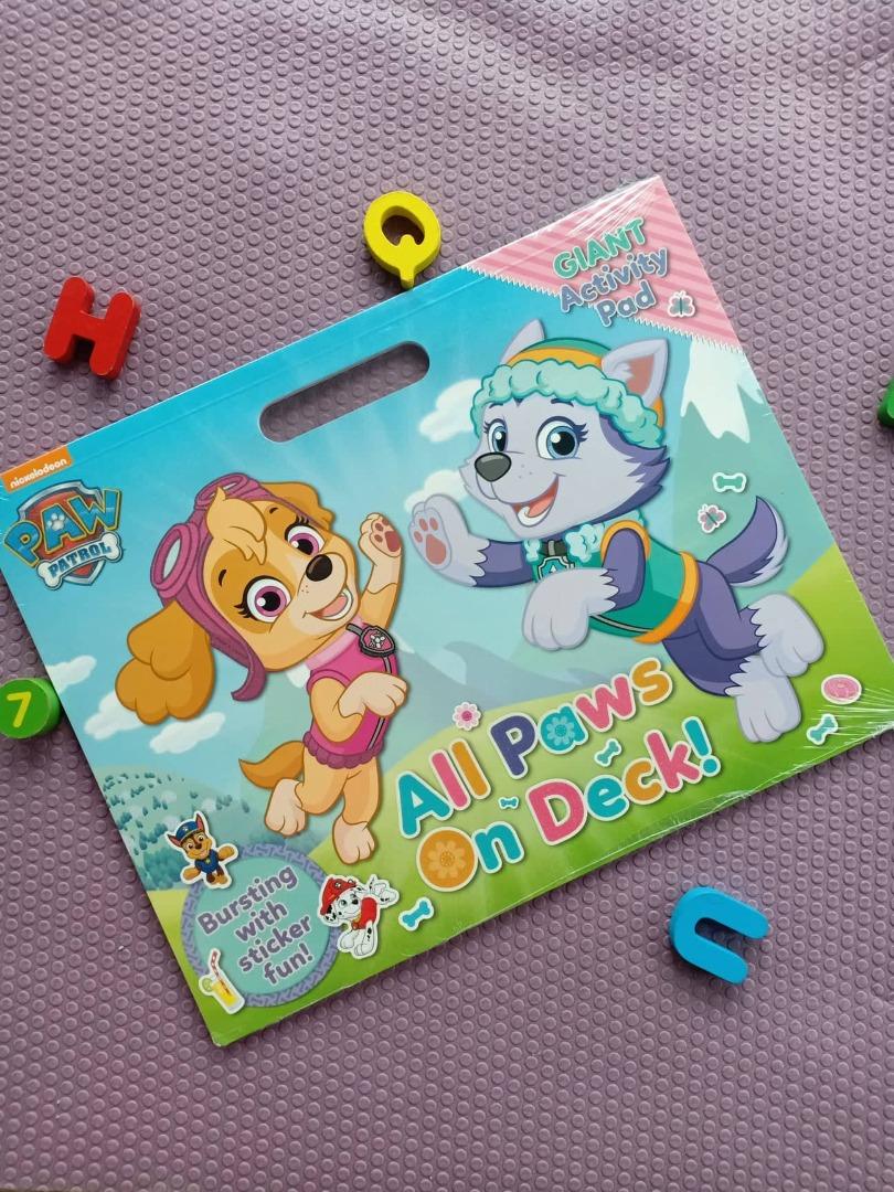 Paw Patrol Sticker Books Collection, Hobbies & Toys, Books & Magazines ...