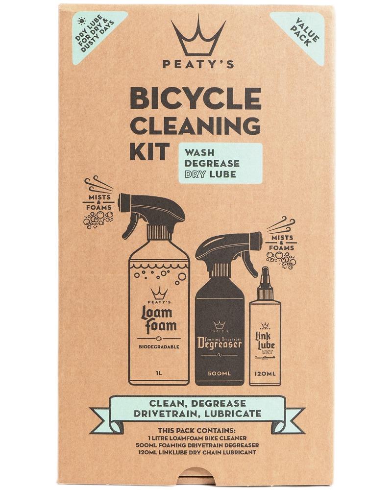 Peaty's Wash Degrease & Lube Starter Pack - Dry, Sports Equipment, Bicycles & Parts, Parts ...