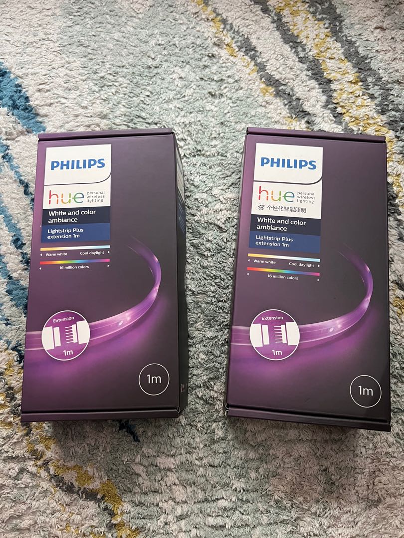 Philips Hue Led lightstrip plus 1M extension, TV & Home Appliances, TV ...