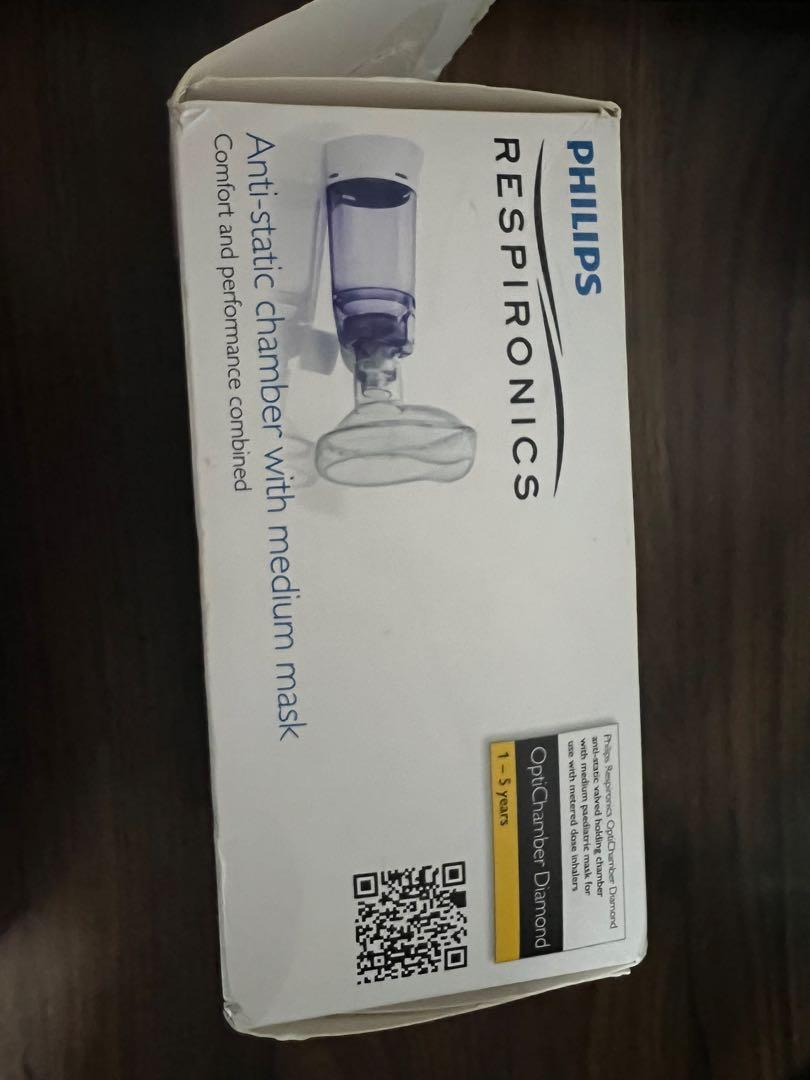 PHILIPS RESPIRONICS OptiChamber Diamond Antistatic Valve Inhalation ...