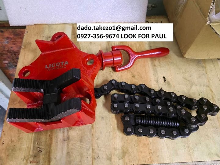 Portable Chain Vise, Commercial & Industrial, Construction Tools ...