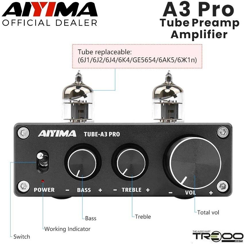 [PROMO!] AIYIMA Tube A3 Pro Wireless Bluetooth Receiver/Streamer, USB ...