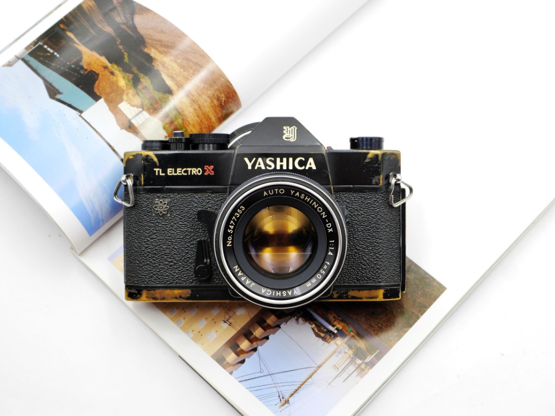 [FILM TESTED] RARE Brassed Yashica TL Electro X + 50mm f1.4 ...