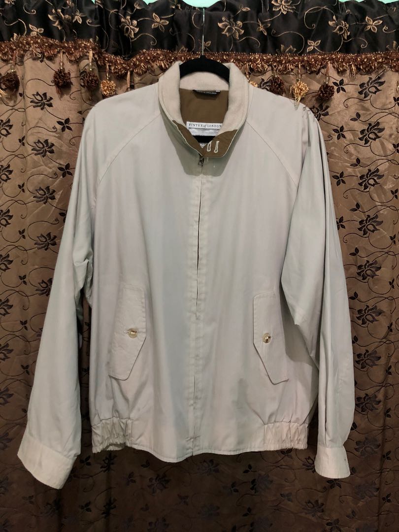 rare FINTEX OF LONDON Khaki Travel Jacket, Luxury, Apparel on Carousell