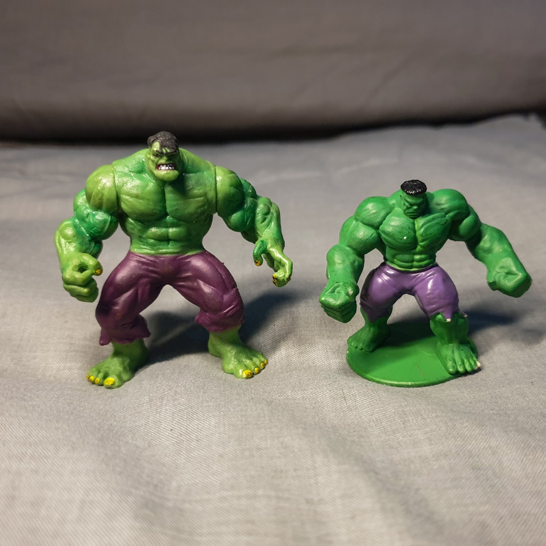 Rare Marvel Comics Mini Figurine Collection Hulk, Hobbies & Toys, Toys ...