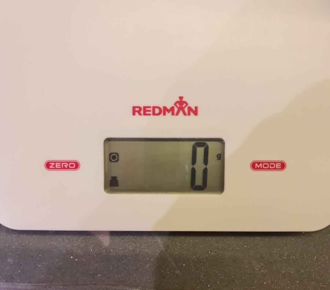Redman Kitchen Scale (+2 New Batteries) | Digital weighing scale ...