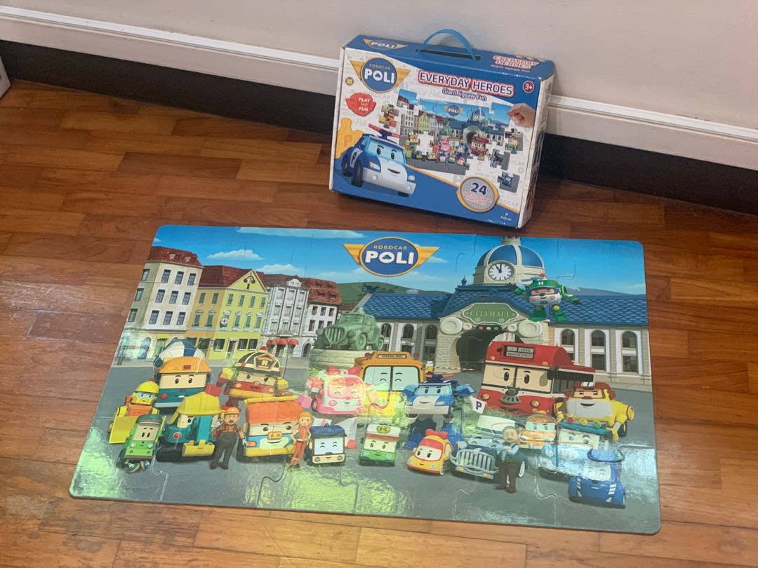 Robocar Poli puzzle, Hobbies & Toys, Toys & Games on Carousell