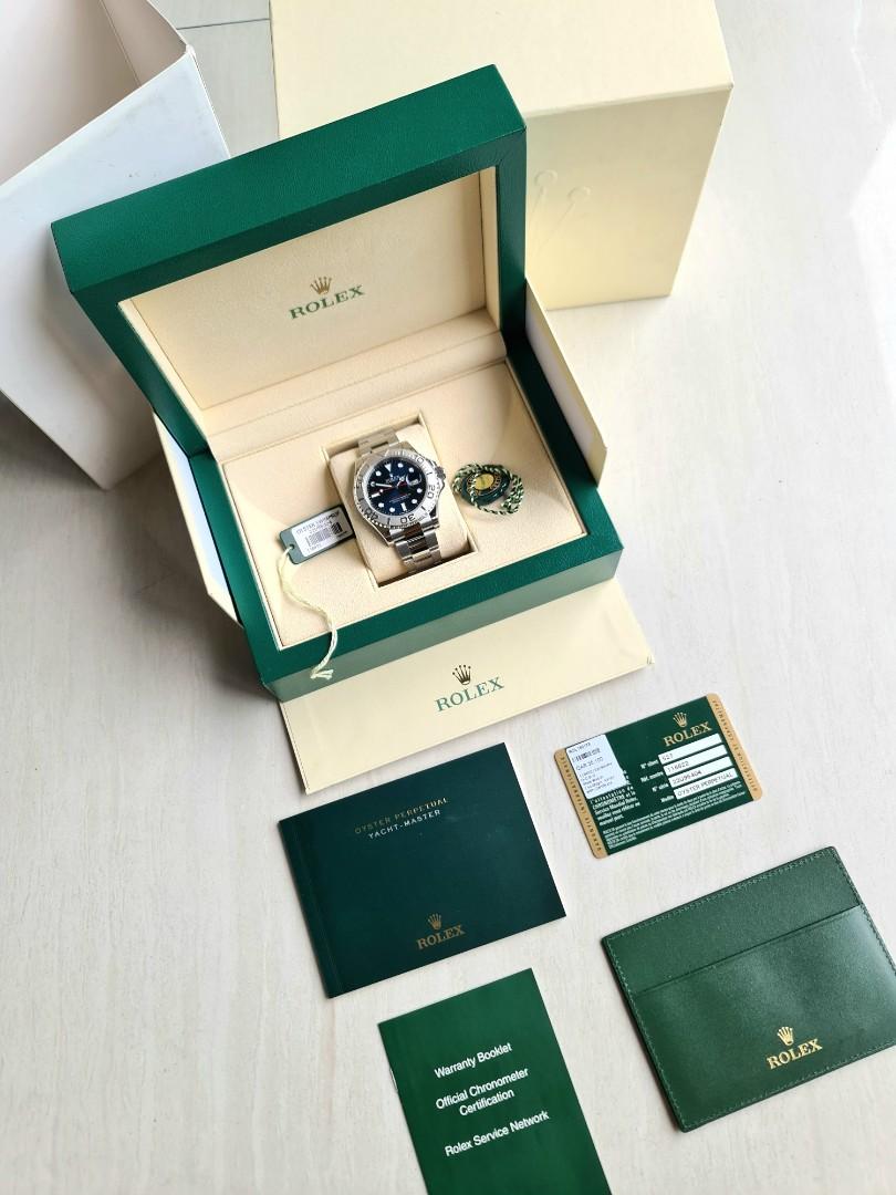 Rolex Yachtmaster 1 Thor FRESH MINT UNPOLISHED SUNBURST BLUE DIAL ...