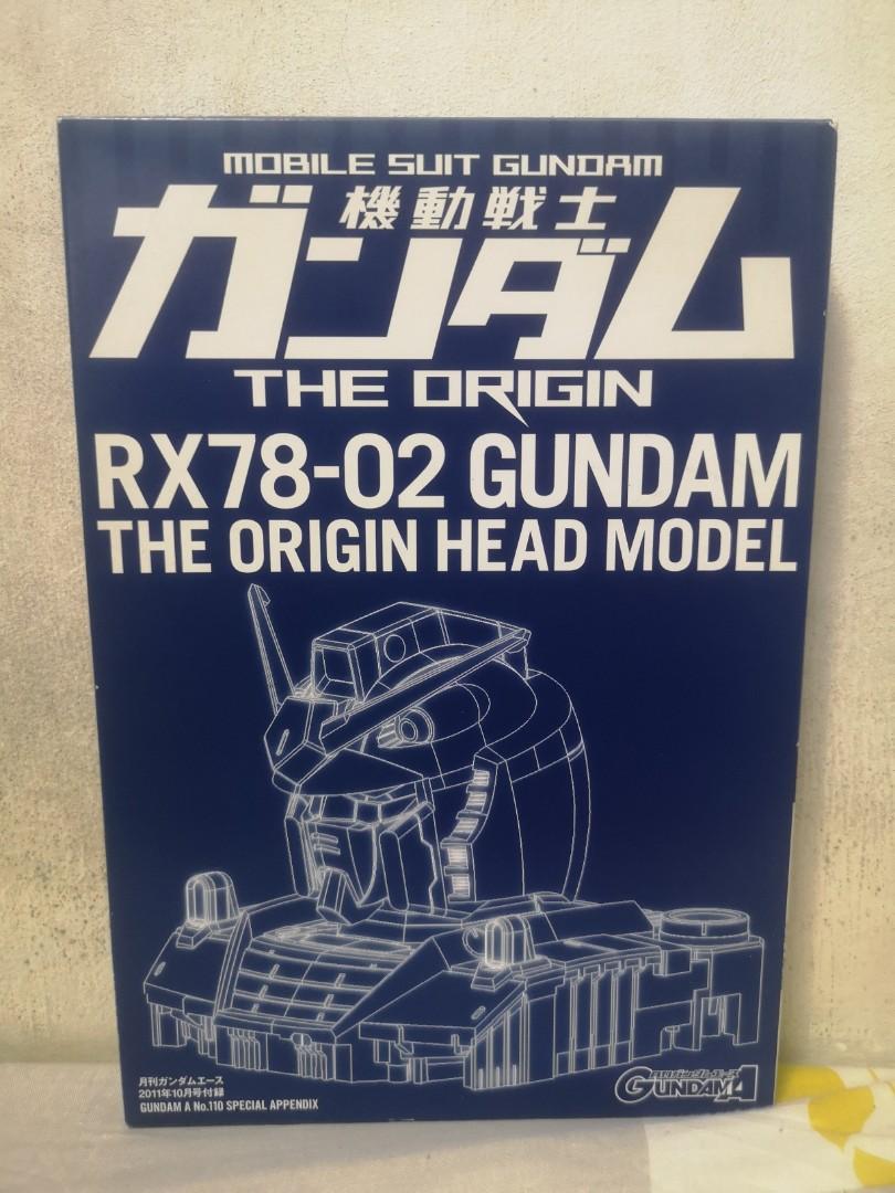 RX-78-2 Gundam Head Model Origin Model Kit Gundam Ace Appendix special ...