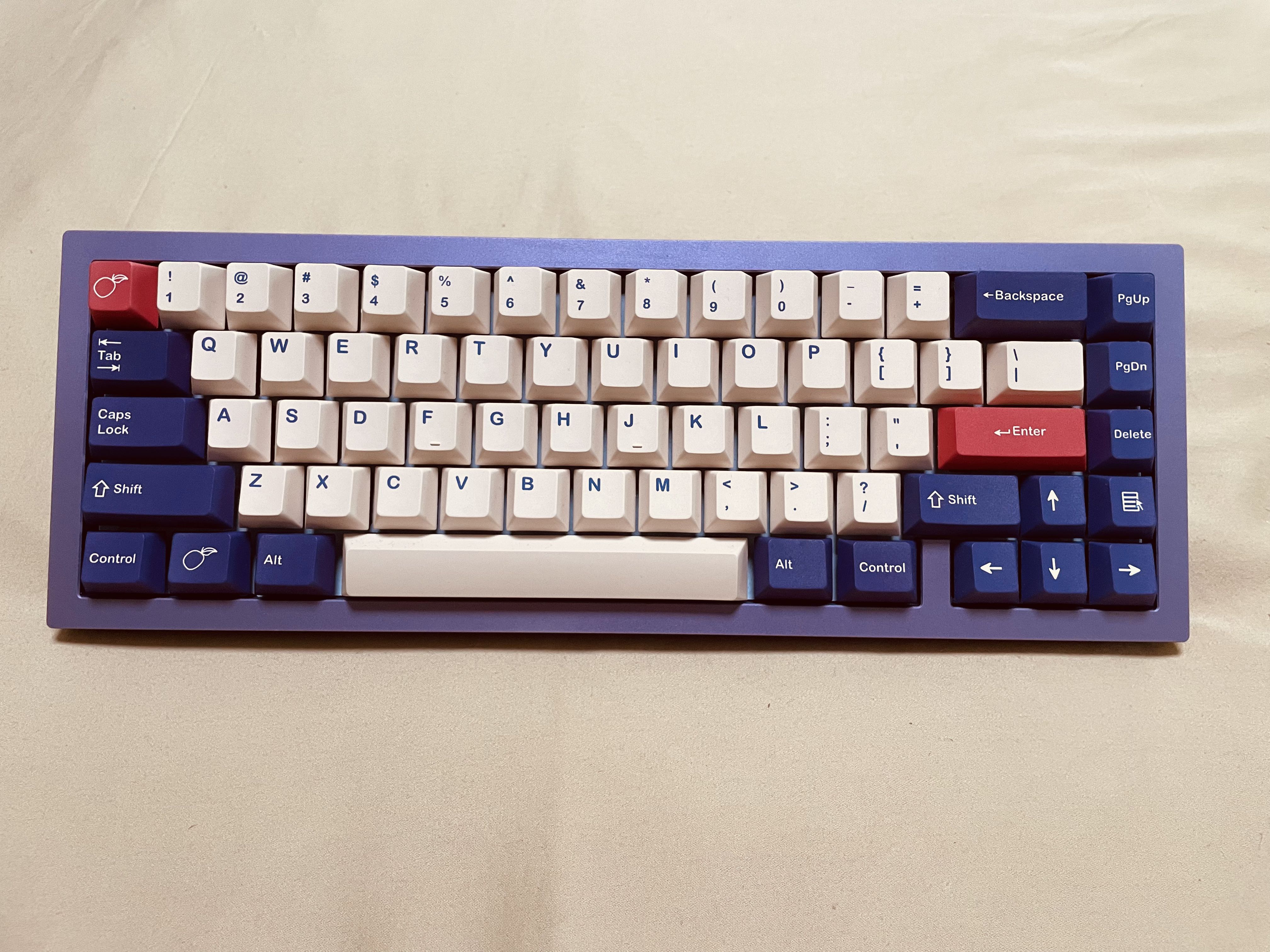 Savage65 Lilac Custom Mechanical Keyboard 65% with Lubed Redback ...