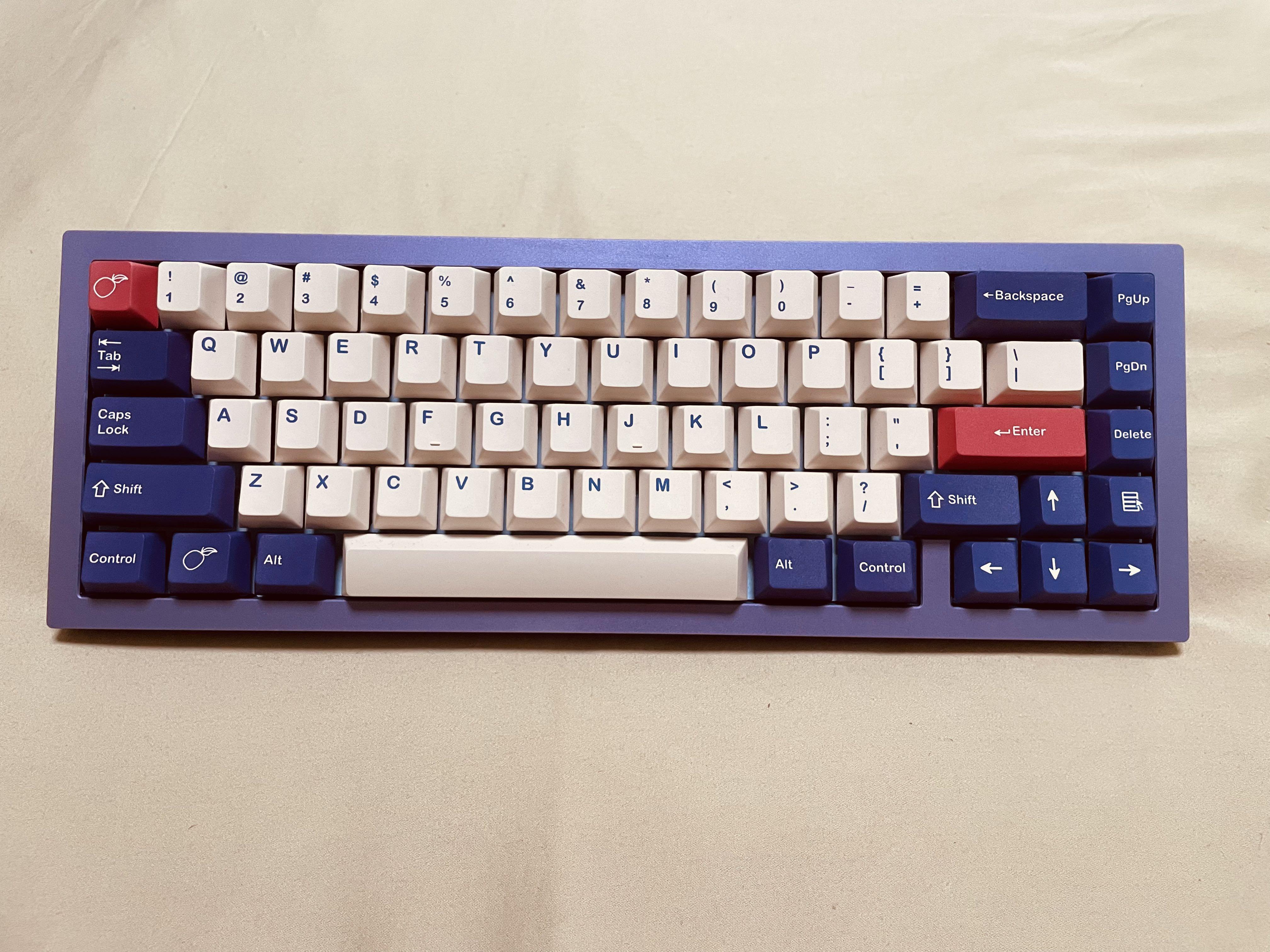 Savage65 Lilac Custom Mechanical Keyboard 65% with Lubed Redback ...