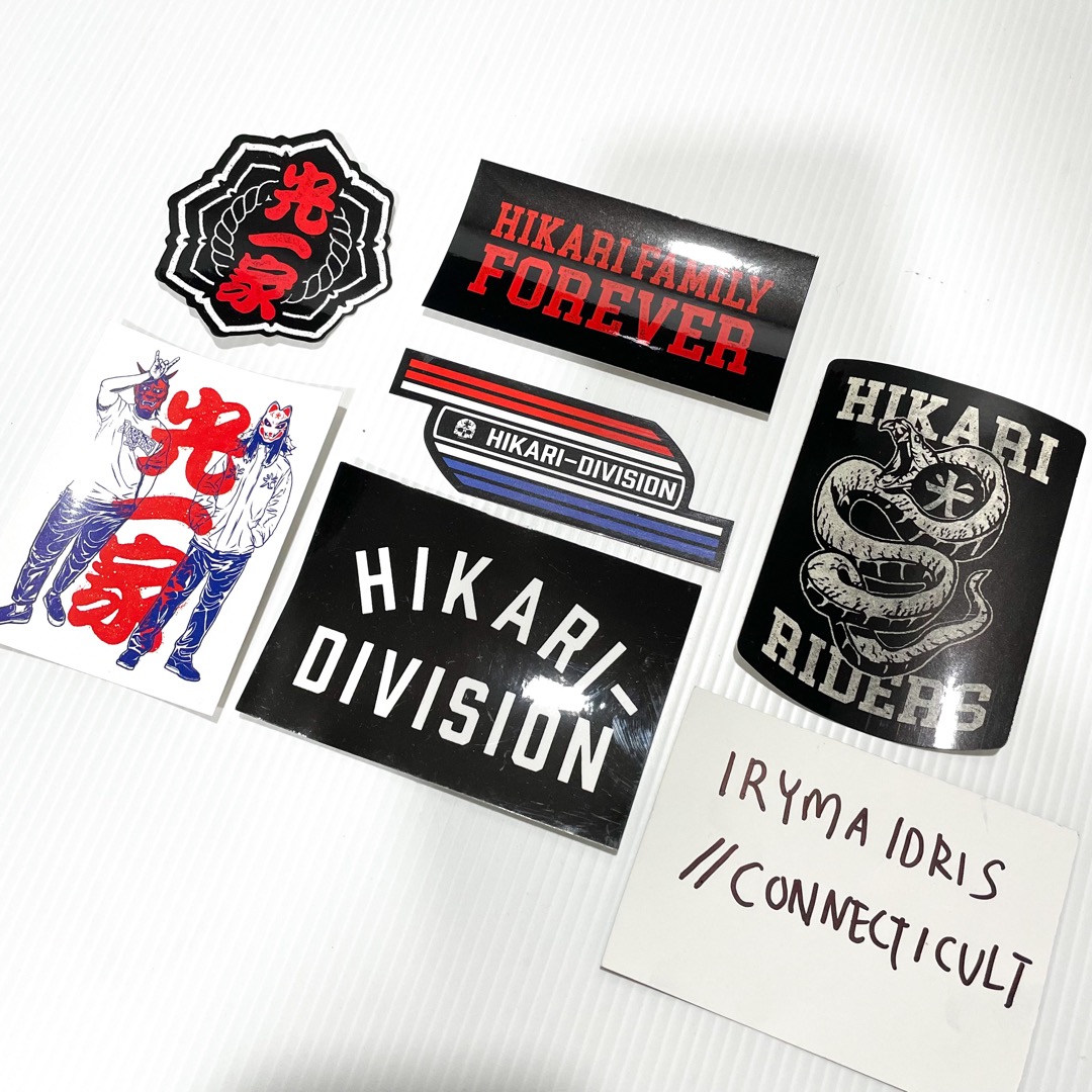 Set of 6 Hikari Riders Stickers, Hobbies & Toys, Collectibles ...