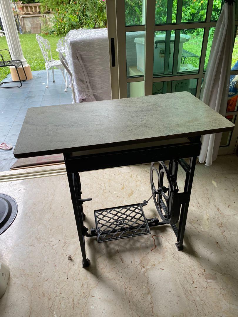 Sewing machine leg, Furniture & Home Living, Furniture, Tables & Sets ...