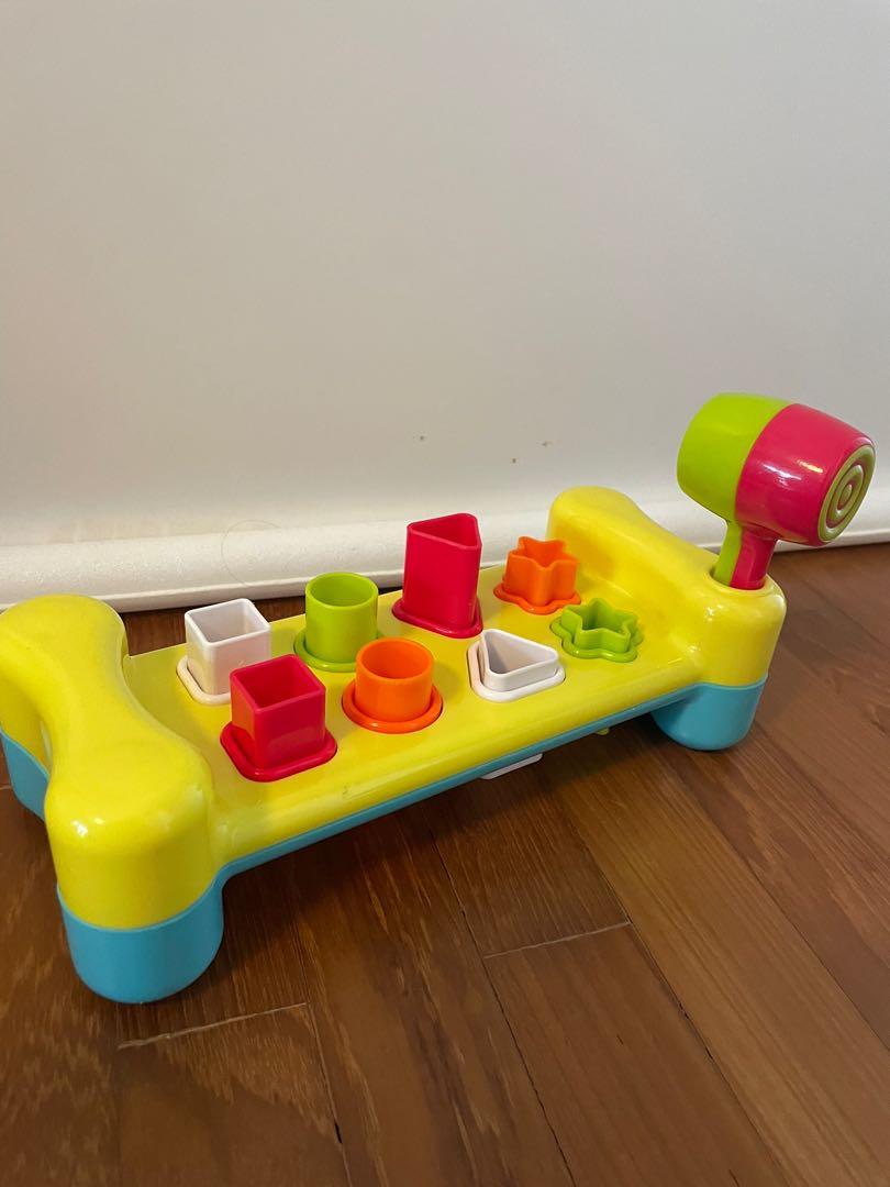 Shape sorting, musical spinner, wooden toy bundle, Babies & Kids ...