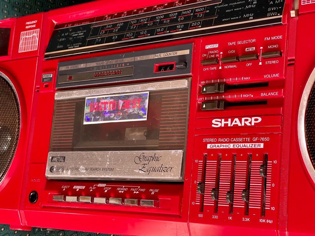 Sharp Boombox Vintage, TV & Home Appliances, Other Home Appliances on ...