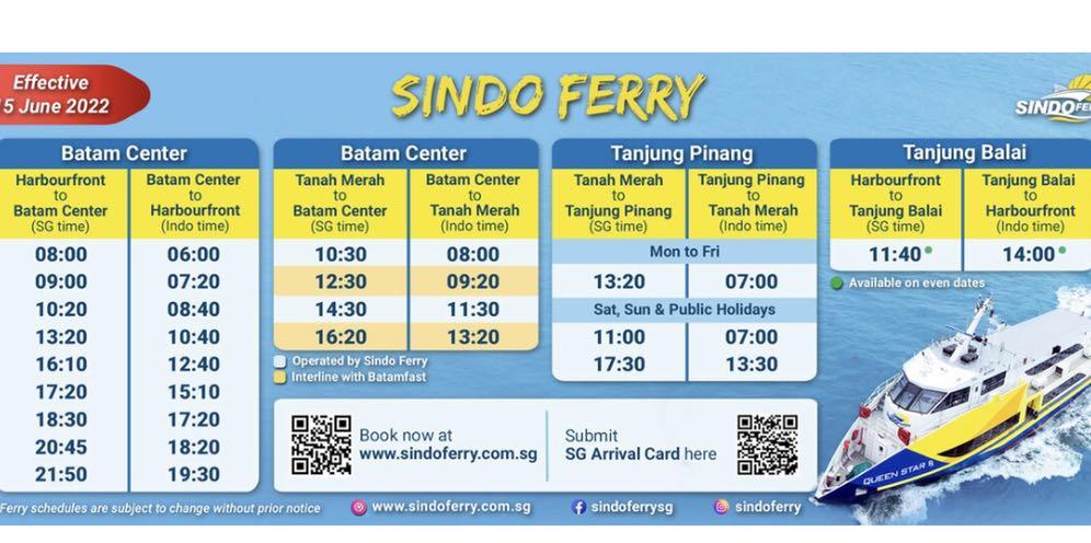 **Discount** Sindo Ferry (Bintan/Batam), Tickets & Vouchers, Local ...