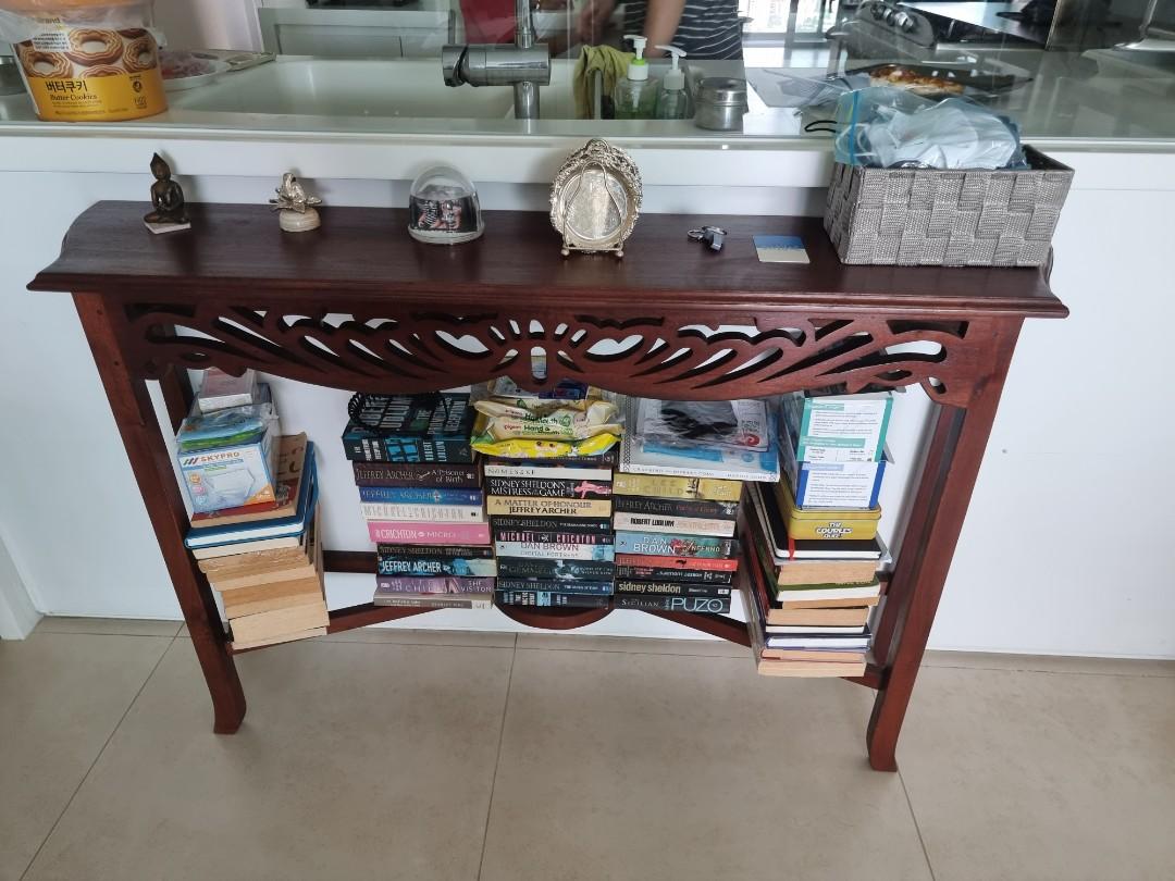 Slim side display table only, Furniture & Home Living, Furniture, Other ...